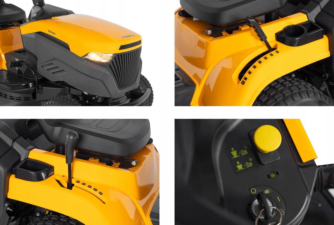 TRAKTOREK OGRODOWY STIGA ST 400 MOC 414 CC 84CM POWIĘKSZONY KOSZ ...