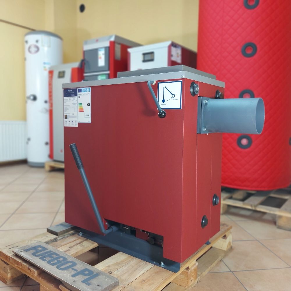 Kocioł, piec na drewno MPM WOOD PLUS 6 kW - ERLI.pl