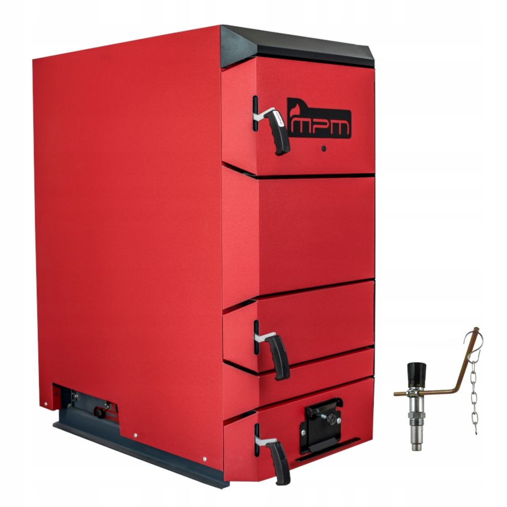 Kocioł, piec na drewno MPM WOOD PLUS 10 kW – 169145170 - ERLI.pl