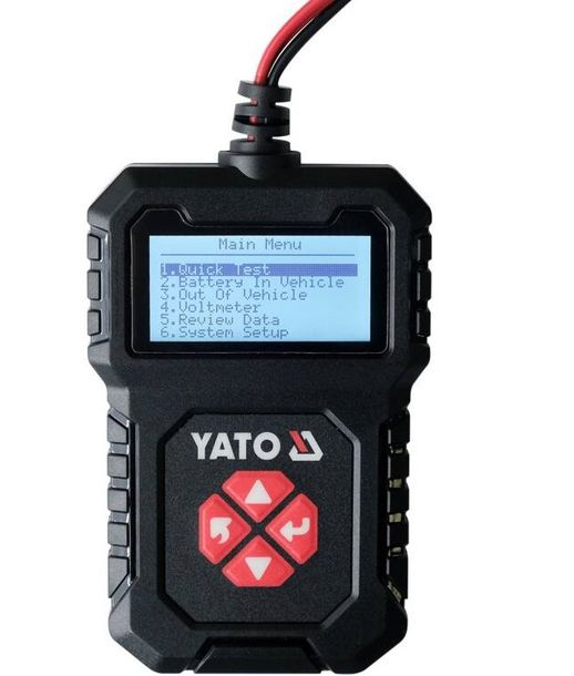 YATO ELEKTRONICZNY CYFROWY LCD TESTER AKUMULATORÓW SAMOCHODOWYCH 12V ... YATO ELEKTRONICZNY CYFROWY LCD TESTER AKUMULATORÓW SAMOCHODOWYCH 12V ...