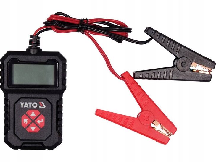 YATO ELEKTRONICZNY CYFROWY LCD TESTER AKUMULATORÓW SAMOCHODOWYCH 12V ... YATO ELEKTRONICZNY CYFROWY LCD TESTER AKUMULATORÓW SAMOCHODOWYCH 12V ...