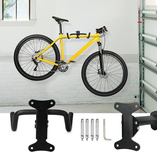 UCHWYT ŚCIENNY NA ROWER SKŁADANY DO 30kg OBROTOWY 360 - ERLI.pl