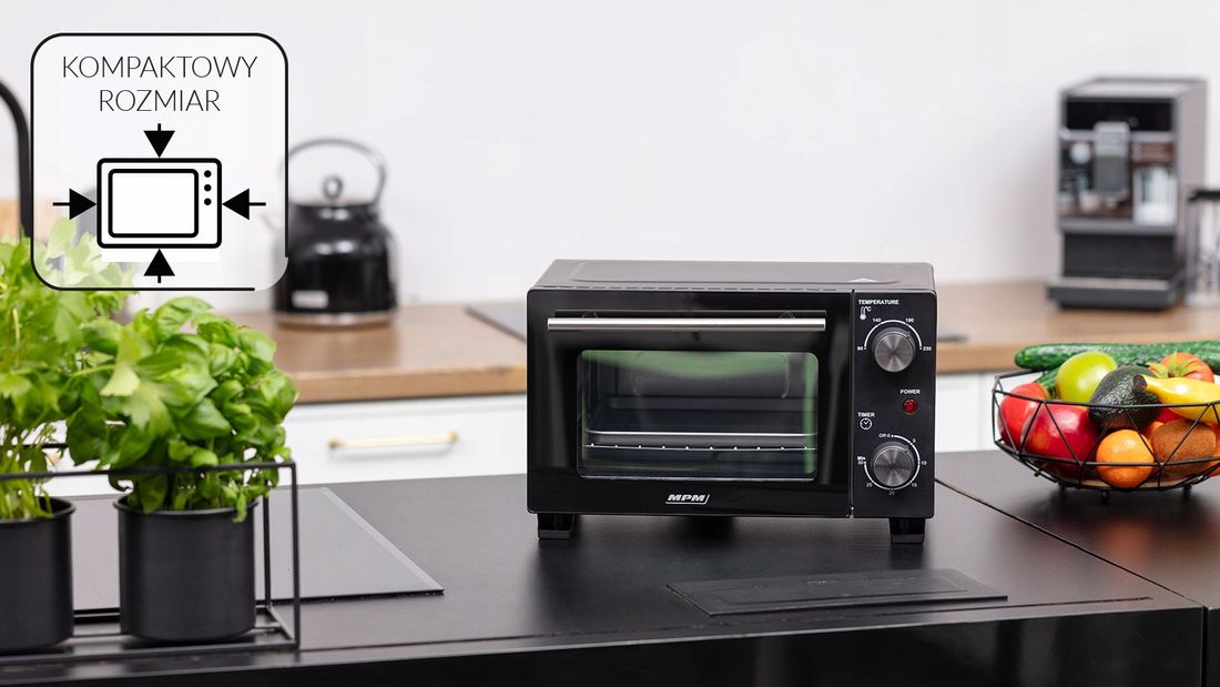 Piekarnik elektryczny mały mini MPM MPE-13 10L – 169310836 - ERLI.pl