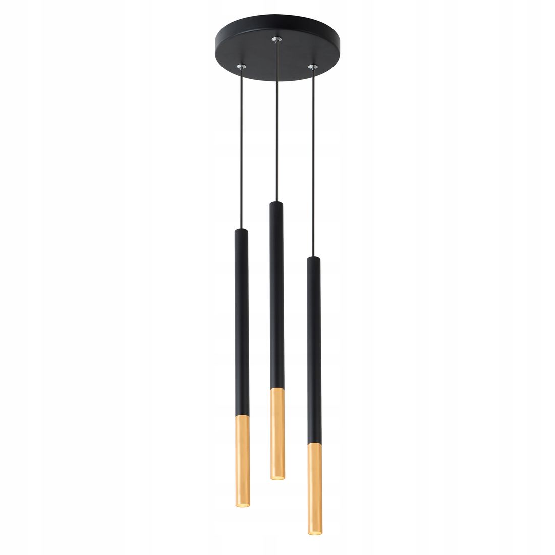 LAMPA WISZĄCA x3 LED 1m SUFITOWA G9 LOFT NOWOCZESNA TUBA - ERLI.pl
