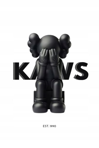 Plakat 90x60 STREETWEAR nike kaws figurka biały napisy bape dior LV ...