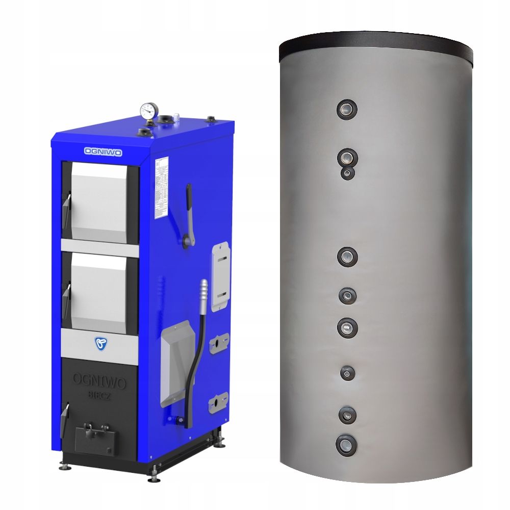 Pakiet Kocioł Ogniwo BIO 25 kW + Bufor HS B0 1000 - ERLI.pl