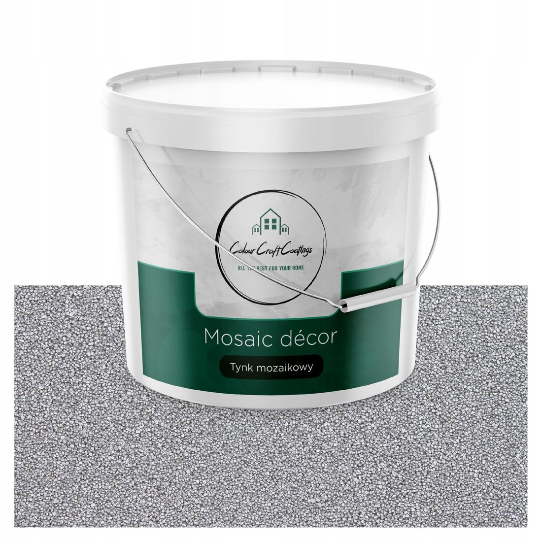 TYNK MOZAIKOWY DEKORACYJNY SREBRNY M11 25 kg – 169824001 - ERLI.pl