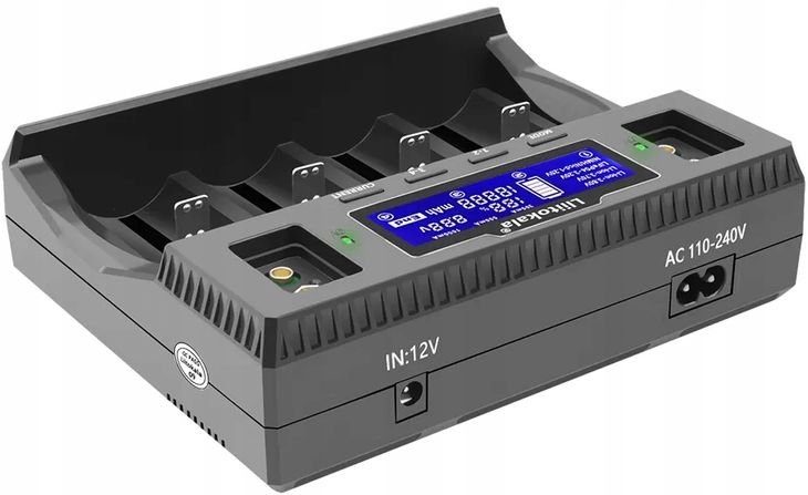 Uniwersalna Ładowarka LiitoKala Lii-D4XL Li-ion 18650 AA AAA z ...