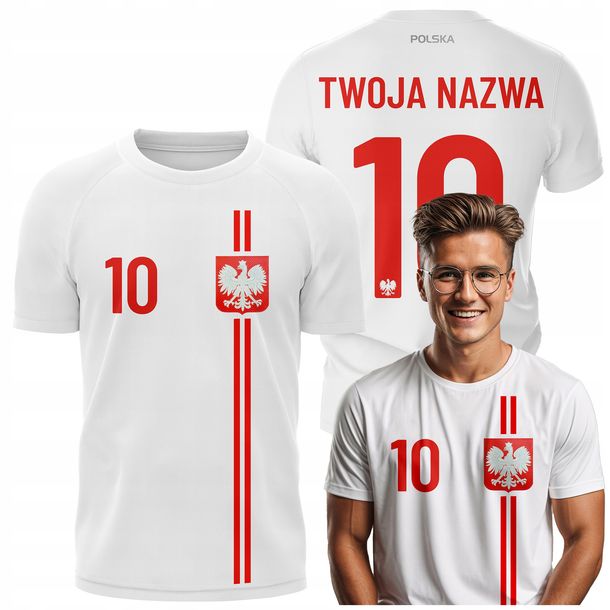 Koszulka Euro 2024 Koszulka Polski z własnym imieniem i numerem ... Koszulka Euro 2024 Koszulka Polski z własnym imieniem i numerem ...