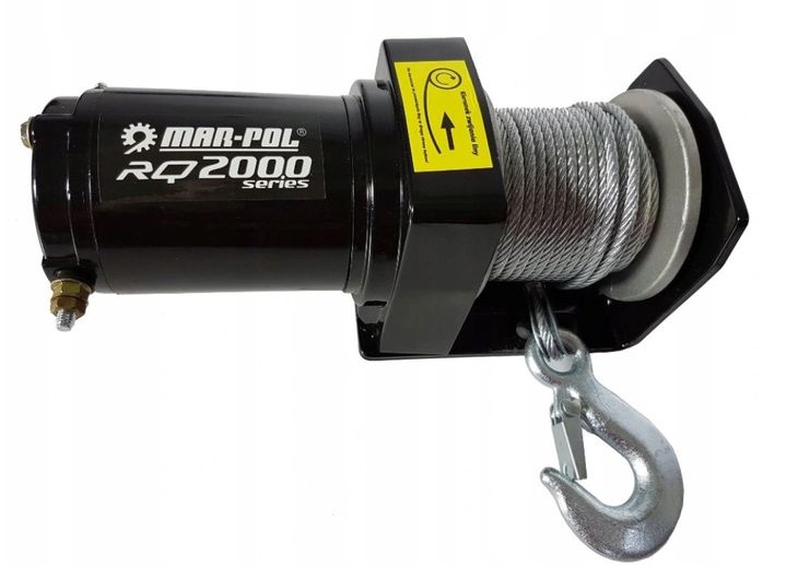 WYCIĄGARKA WCIĄGARKA AKUMULATOROWA do Quada 12V 2000LBS RQ2000 - ERLI.pl