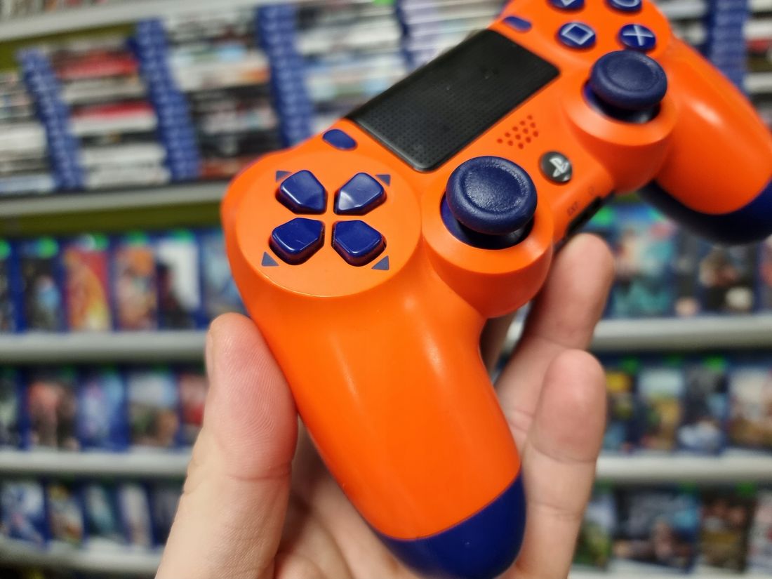 100% ORYGINALNY PAD PS4 DUALSHOCK 4 V2 SUNSET ORANGE POMARAŃCZOWY - ERLI.pl
