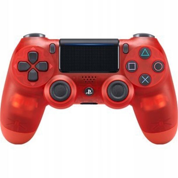 100% ORYGINALNY PAD PS4 DUALSHOCK 4 V2 CRYSTAL RED PRZEZROCZYSTY - ERLI.pl