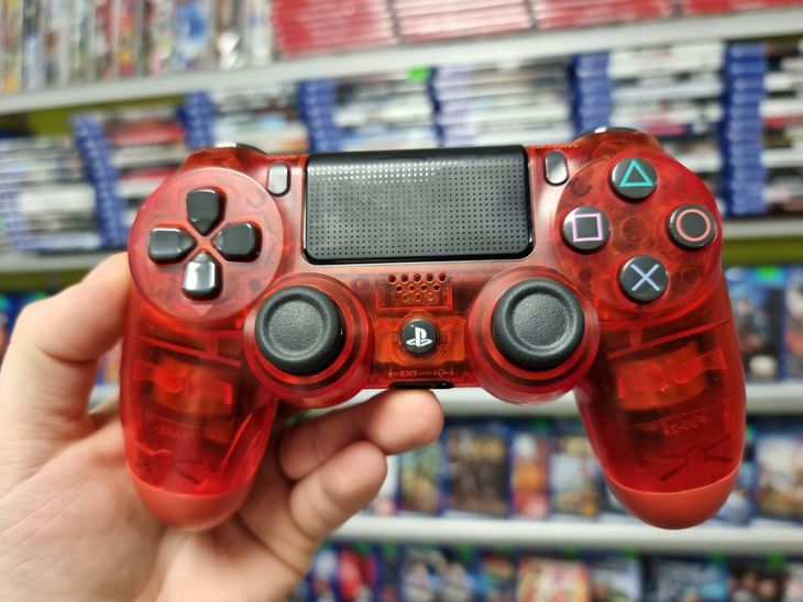 100% ORYGINALNY PAD PS4 DUALSHOCK 4 V2 CRYSTAL RED PRZEZROCZYSTY - ERLI.pl