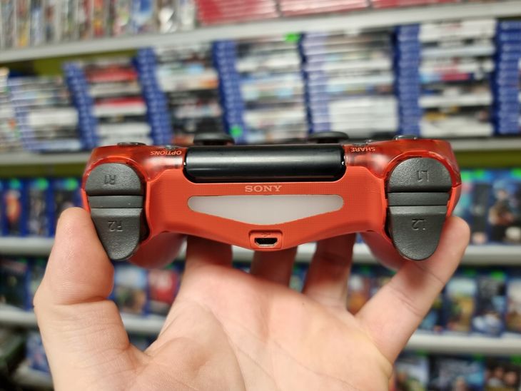 100% ORYGINALNY PAD PS4 DUALSHOCK 4 V2 CRYSTAL RED PRZEZROCZYSTY - ERLI.pl