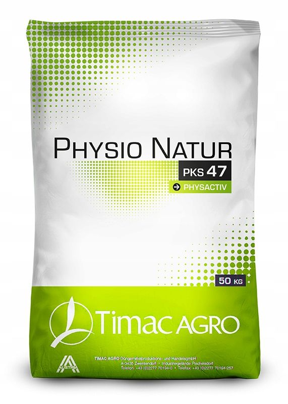 PHYSIO NATUR PKS 47 50kg Timac wapno fosfor siarczan potasu uszkodzony ...