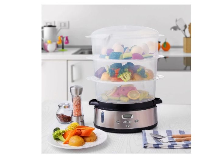 PAROWAR ELEKTRYCZNY OWOCÓW WARZYW 800 W – 170896898 - ERLI.pl