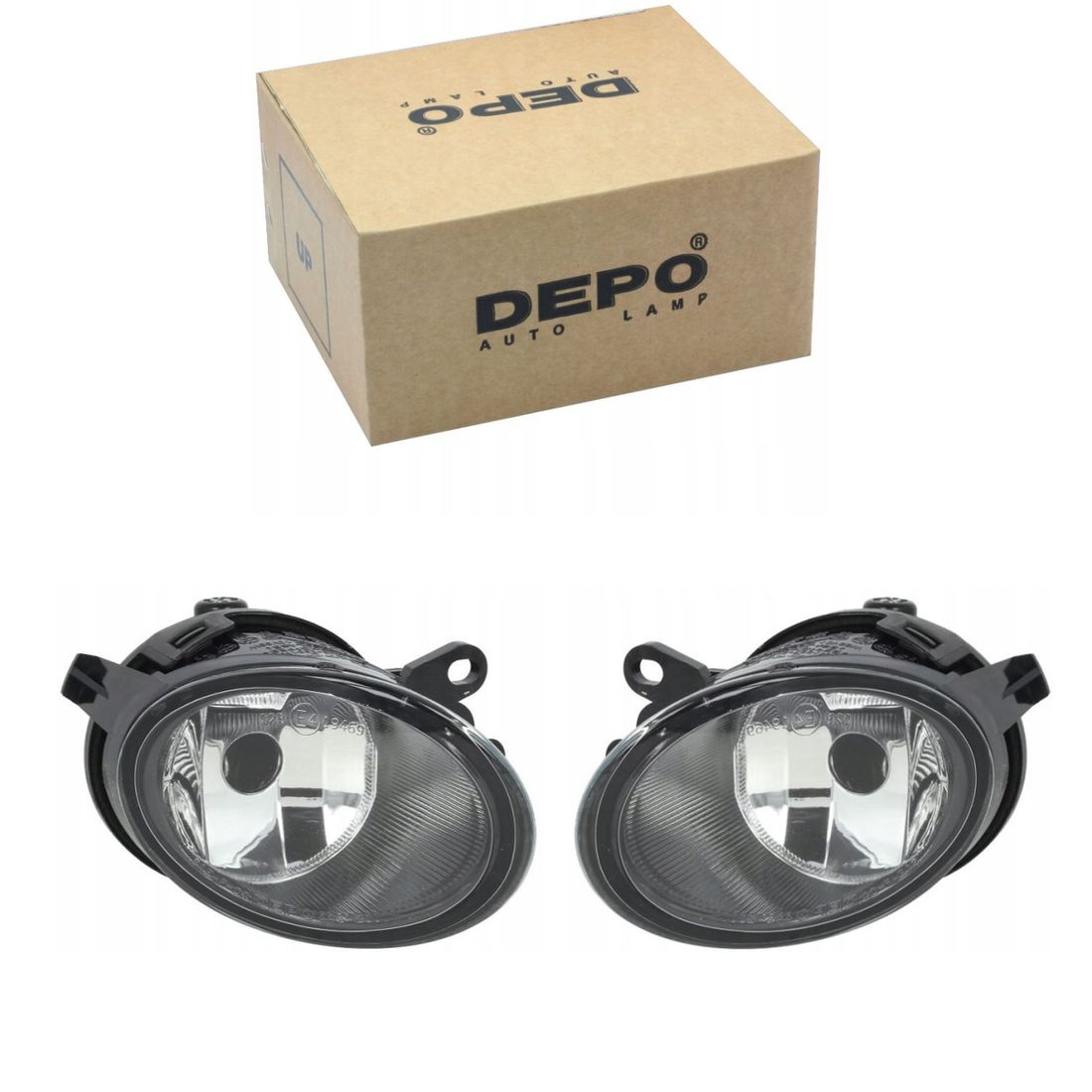 HALOGENY LAMPY REFLEKTORY PRZECIWMGIELNE LEWA + PRAWA AUDI A6 C6 2004 ...