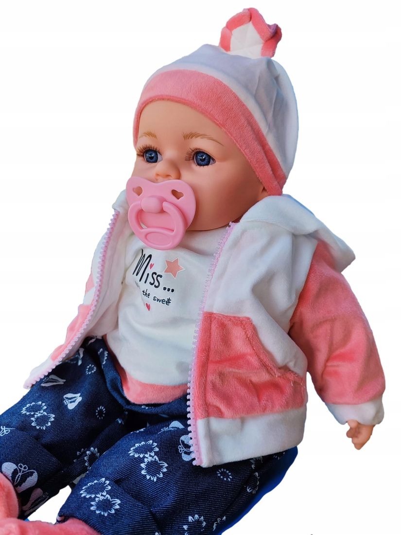 BOBAS 45CM MÓWI I SPIEWA PO POLSKU LALKA INTERAKTYWNA 45CM BUTELKA ...