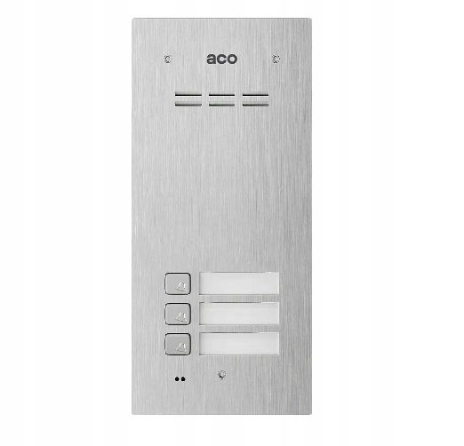 domofon ACO 3 rodzinny trzyrodzinny como-pro-a3 podtynkowy RFID - ERLI.pl