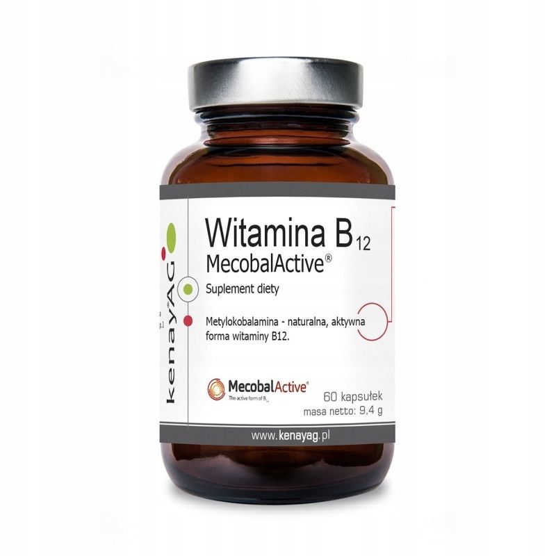 WITAMINA B12 METYLOKOBOLAMINA Mecobalactive 60 kapsułek 250 mcg Kenay ...