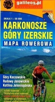 MAPA ROWEROWA - KARKONOSZE, GÓRY IZERSKIE 1:50 000 – 232214098 - ERLI.pl