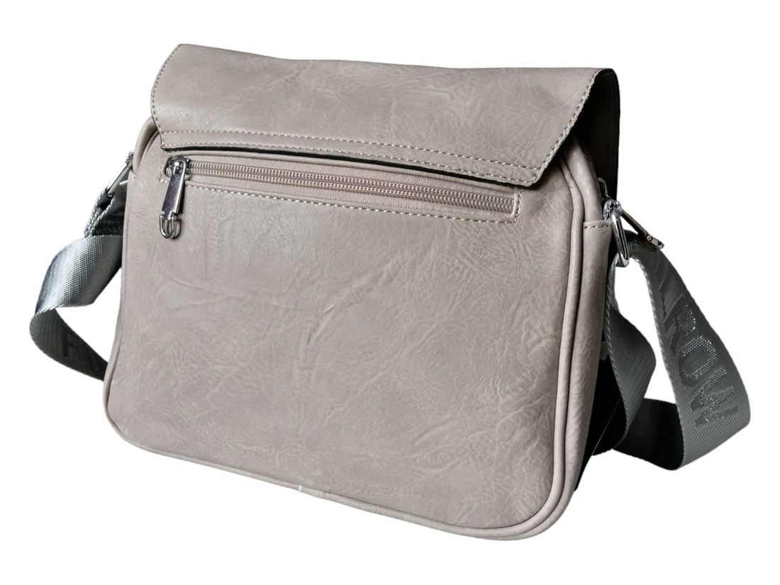 KLASYCZNA LISTONOSZKA DAMSKA - TOREBKA NA RAMIĘ, CZARNA ŚREDNIA TORBA ...