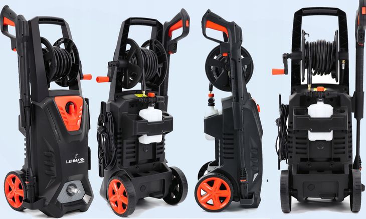 MYJKA CIŚNIENIOWA LEHMANN 290 BAR MOC 2200W ZESTAW 2024 - ERLI.pl