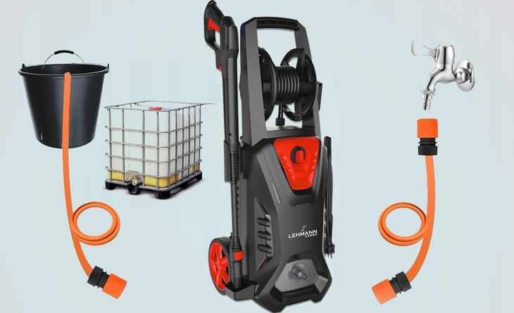 MYJKA CIŚNIENIOWA LEHMANN 290 BAR MOC 2200W ZESTAW 2024 - ERLI.pl