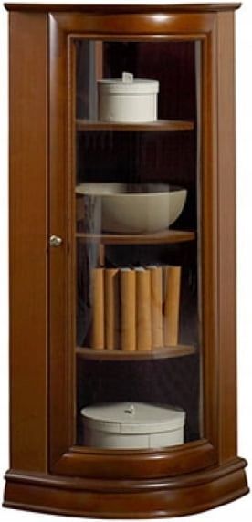 Witryna Szklana Narożna Klasyczna do Salonu Moritz - ERLI.pl