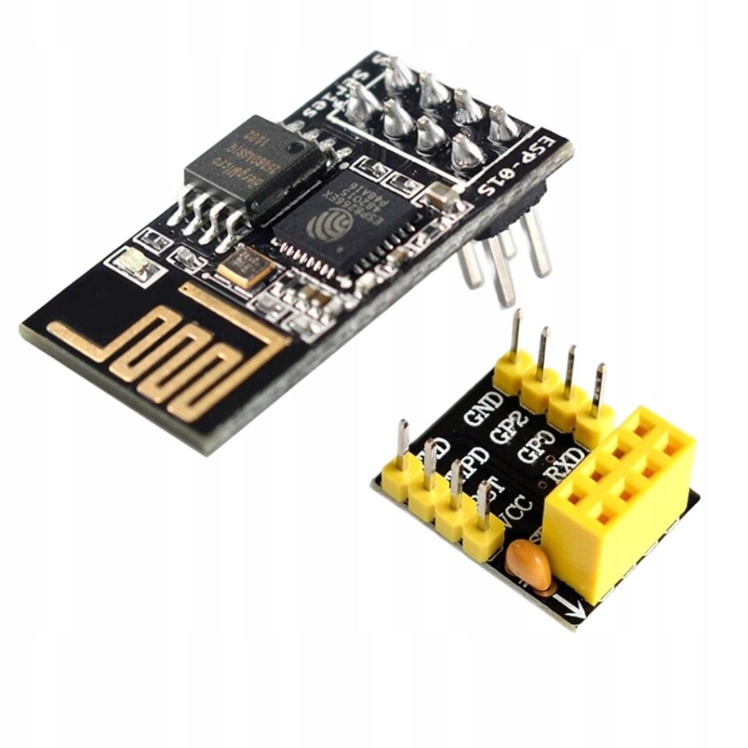 ESP-01S ESP8266 MODUŁ WIFI ESP8266EX z adapterem - ERLI.pl