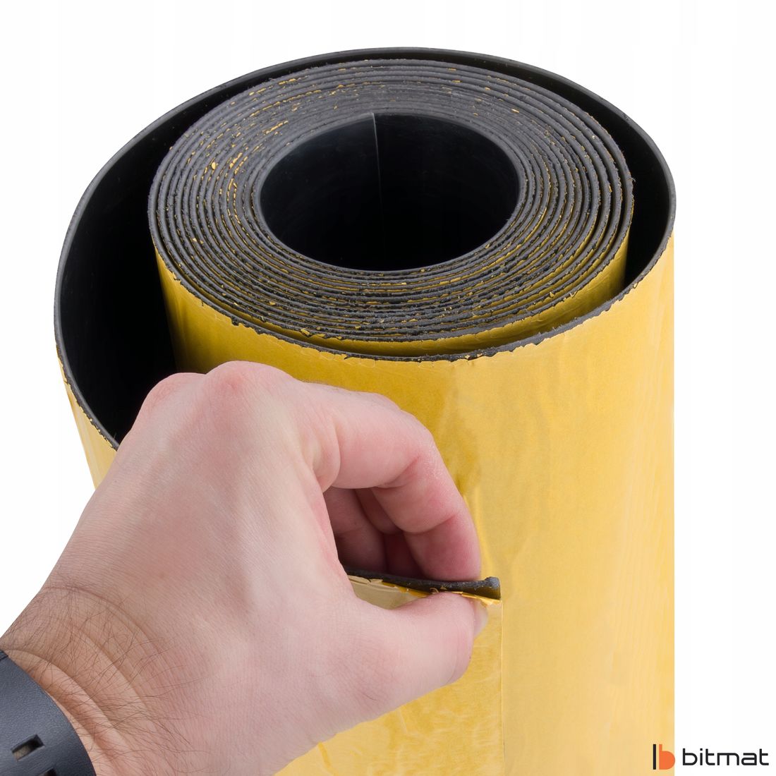 Lita guma membrana akustyczna wygłuszająca samoprzylepna 2000kg/m3 6m x 1m – 172614094 - ERLI.pl