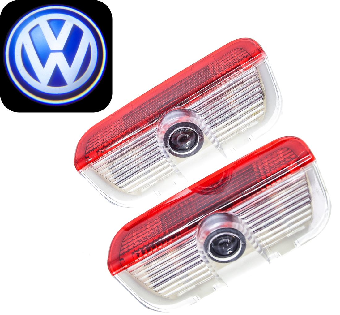 VW Led Logo Projektor Volkswagen Passat B6 B7 Golf Touareg Tiguan - ERLI.pl