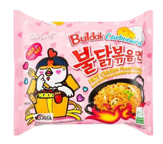 Zestaw Buldak Zupka chińska SamYang Carrbonara Ramen Shu + Gratis ...