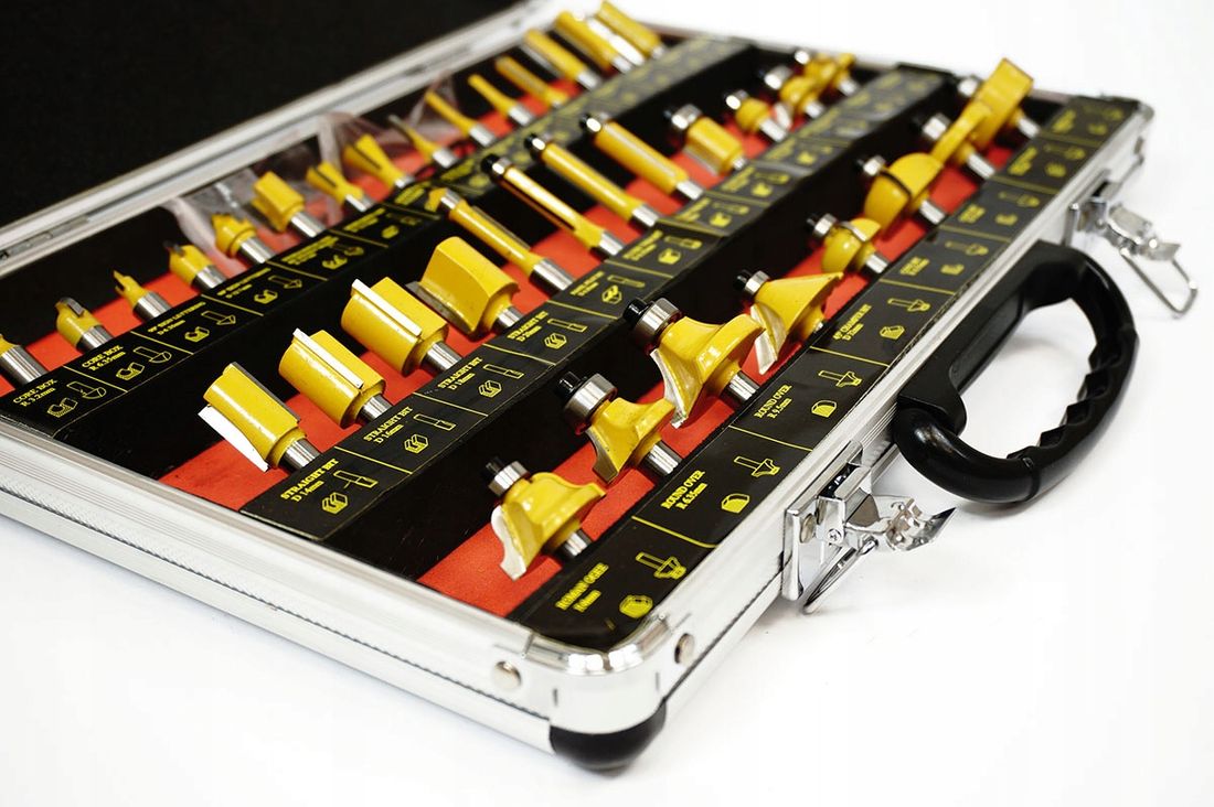 FREZY KSZTAŁTOWE ŁOŻYSKOWANE DO DREWNA FREZ DO FREZARKA 8MM 35EL ...