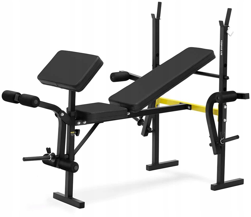 Ławka ławeczka treningowa pod sztangę z modlitewnikiem regulowana do ...