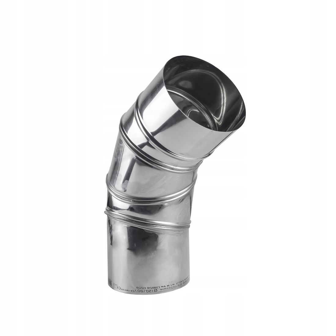 KZS Kolano regulowane żaroodporne fi 120 mm 0-90 st gr 1,0mm wkład ...