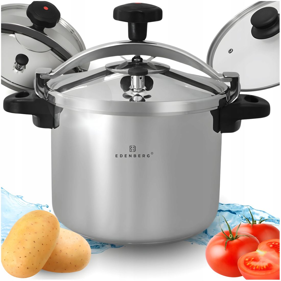 Szybkowar garnek ciśnieniowy 5L 22cm indukcja gaz pojemny Dodatkowa ...