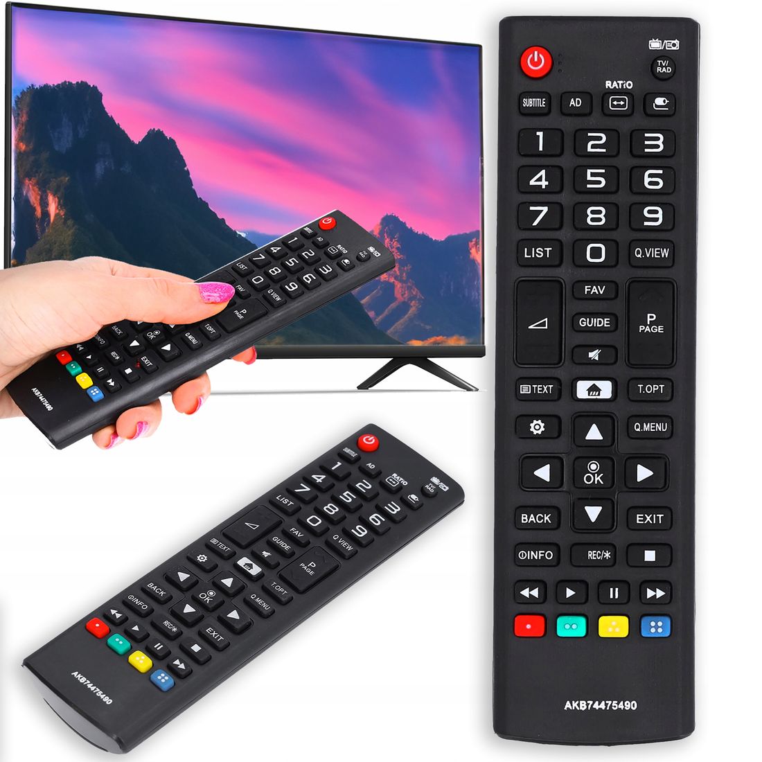 Pilot LG uniwersalny do telewizora TV LED Smart wszystkie modele ...