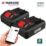 2x Akumulator Parkside 4ah 20V SMART Bluetooth 4 ah - ERLI.pl