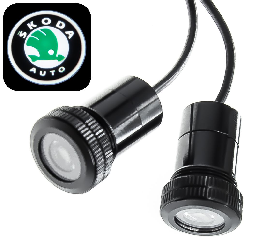 Skoda Led Logo Projektor! Lampka Wszystkie Modele! - ERLI.pl