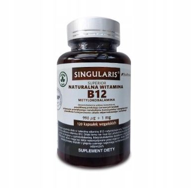 Singularis witamina B12 Metylokobalamina 990 µg + 1 mg BioPerine 120 ...