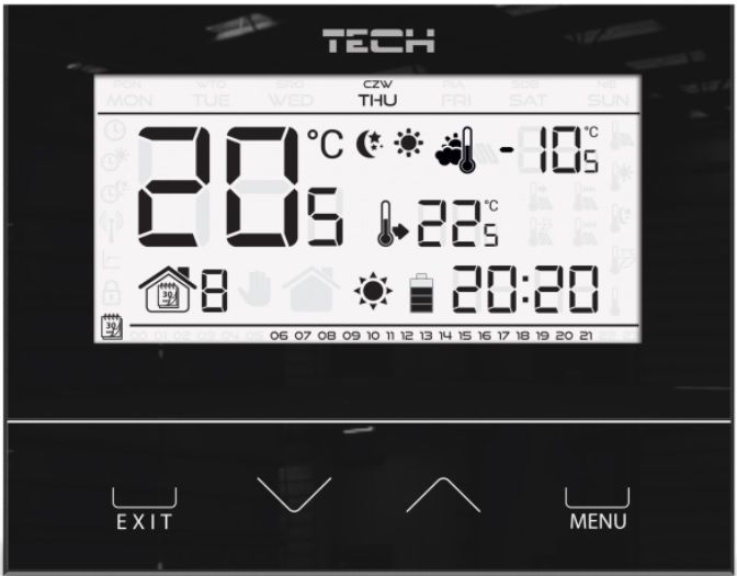 TECH ST-292 V3 CZARNY STEROWNIK PRZEWODOWY – 176752890 - ERLI.pl