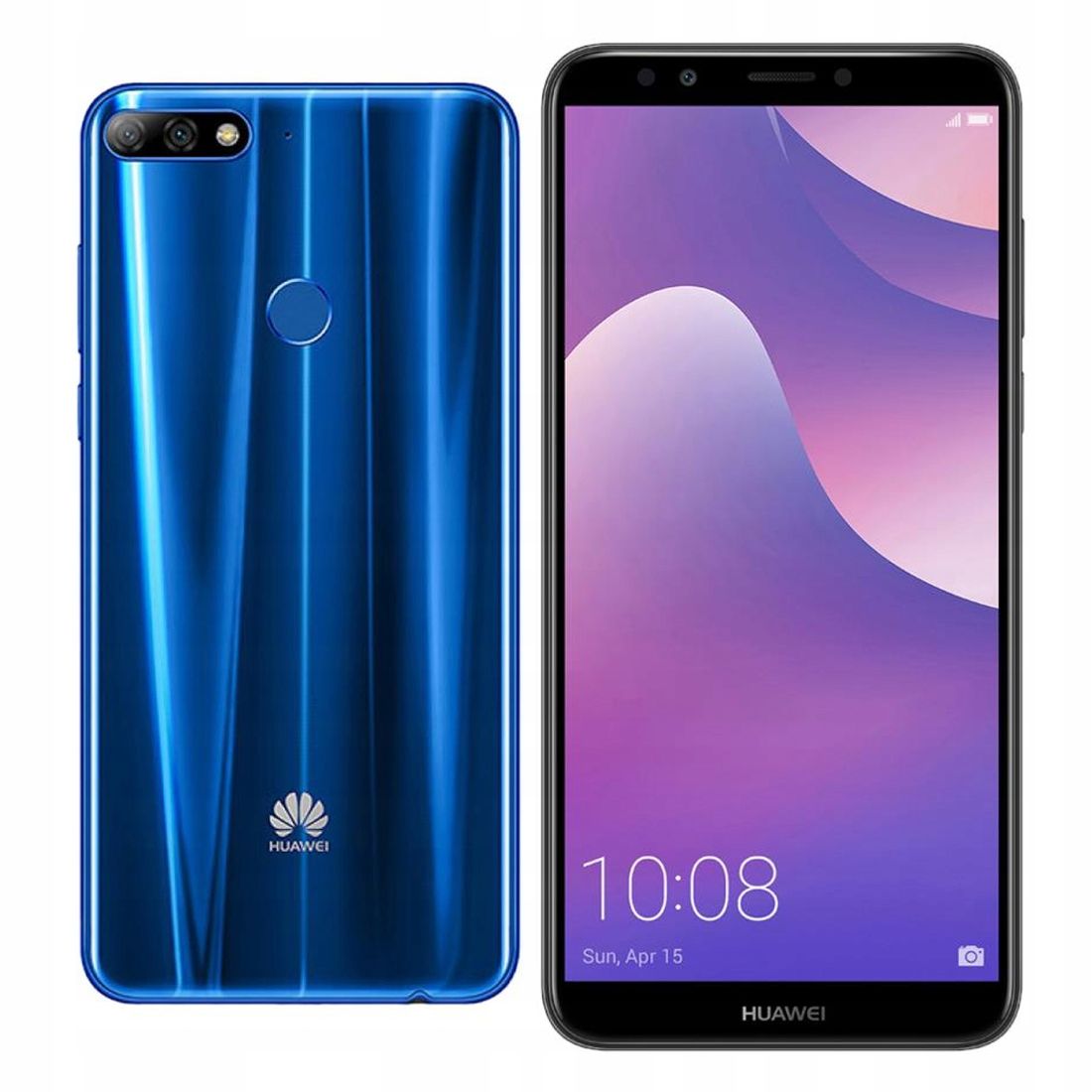 ZASKAKUJĄCY Smartfon HUAWEI Y7 Prime (LDN-L21) Niebieski + Ładowarka ...