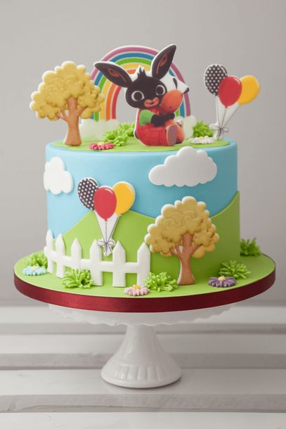 Wydruk Opłatek Na Tort Zestaw BING 8 El + GRATIS Tabliczka z Napisem ...