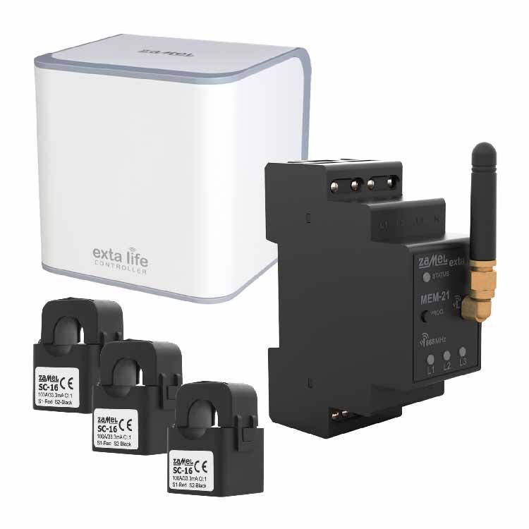 ZESTAW DO POMIARU ENERGII MONITOR ENERGII EFC-01 + MEM-21 ZAMEL - ERLI.pl