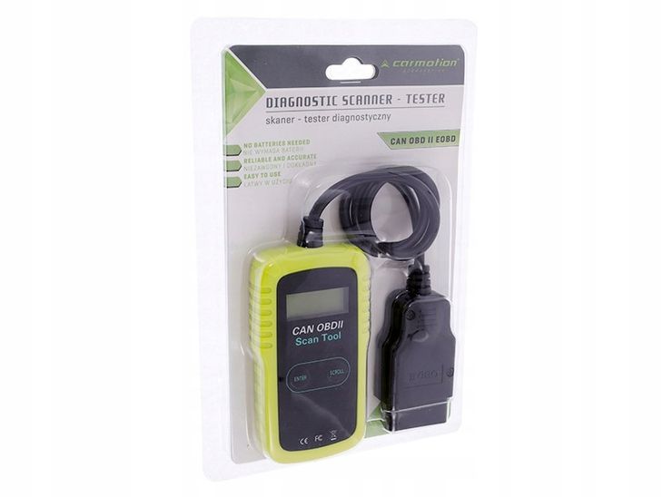 SKANER TESTER DIAGNOSTYCZNY OBD II EOBD WTYCZKA 16-PIN DLC - ERLI.pl
