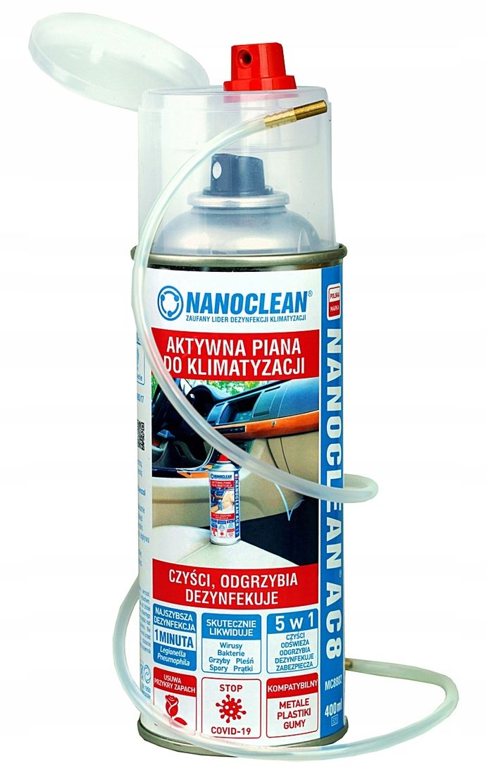 Nanoclean 5w1 AC8 serwis biobójczy Atest PZH/UE:EN - ERLI.pl
