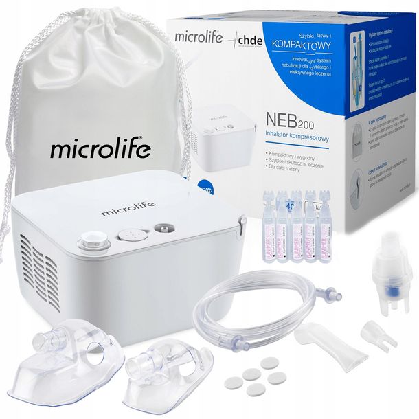 Inhalator Nebulizator Microlife NEB 200 + GRATIS - ERLI.pl