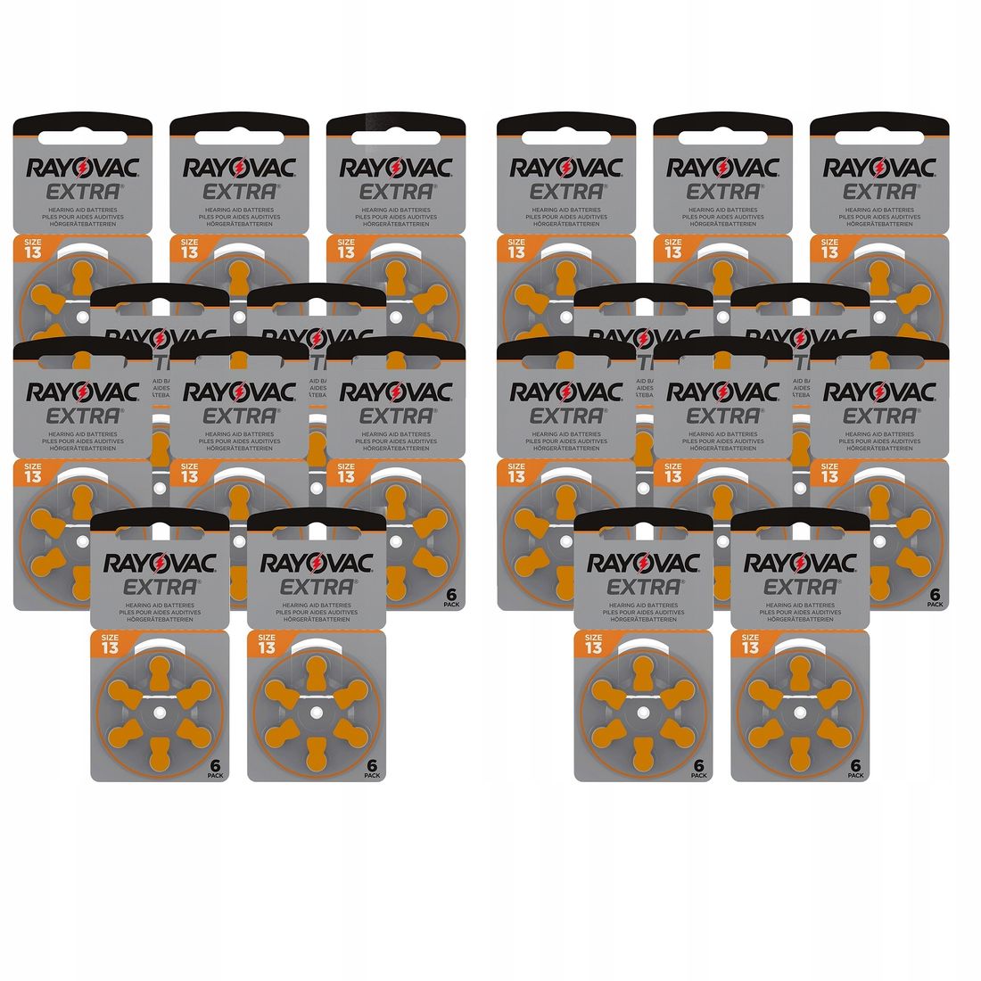 RAYOVAC 120x Baterie Słuchowe do aparatu słuchowego 13 MF PR48 ZincAir - ERLI.pl