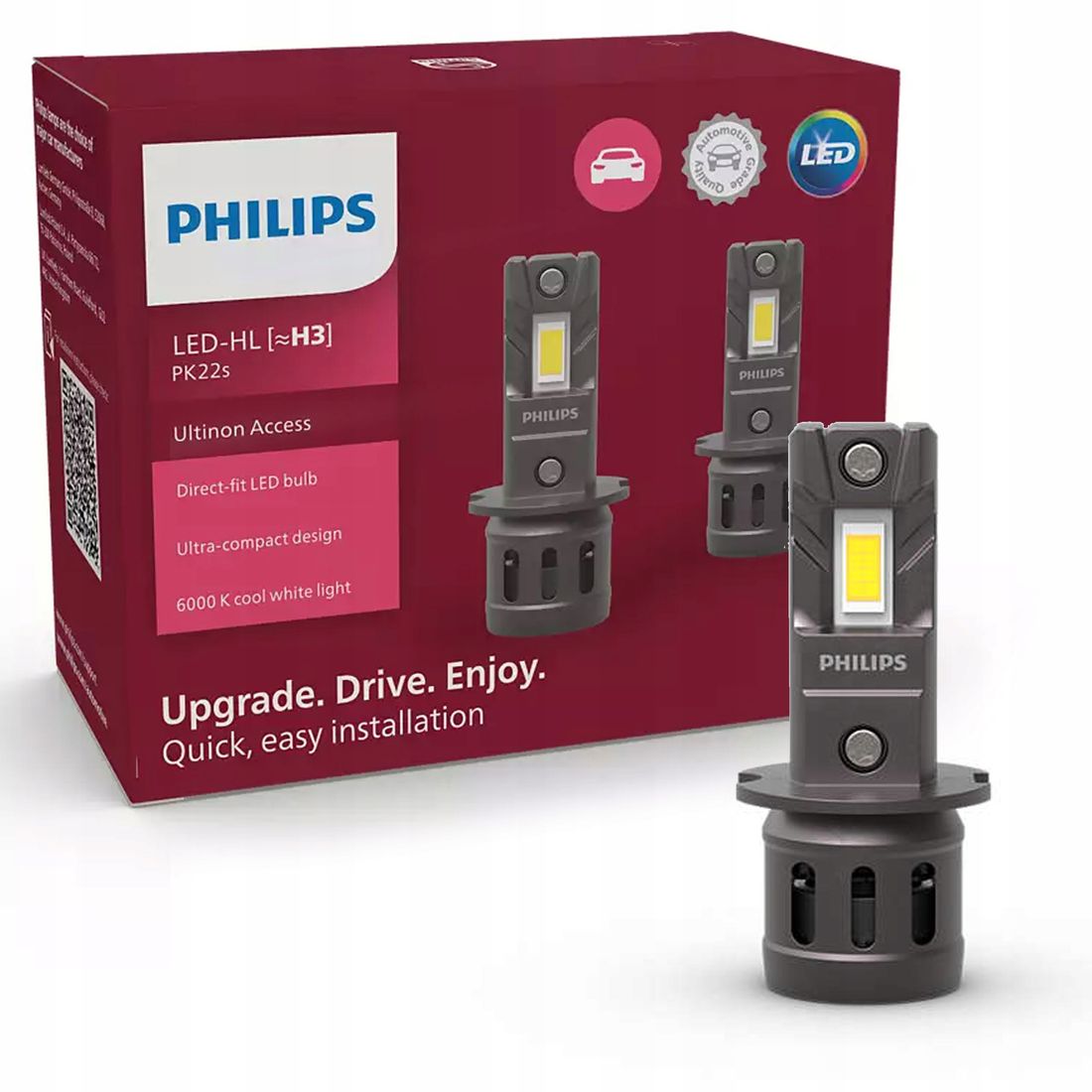 Philips Żarówki LED Ultinon Access UA2500 H3 12V – 174318131 - ERLI.pl
